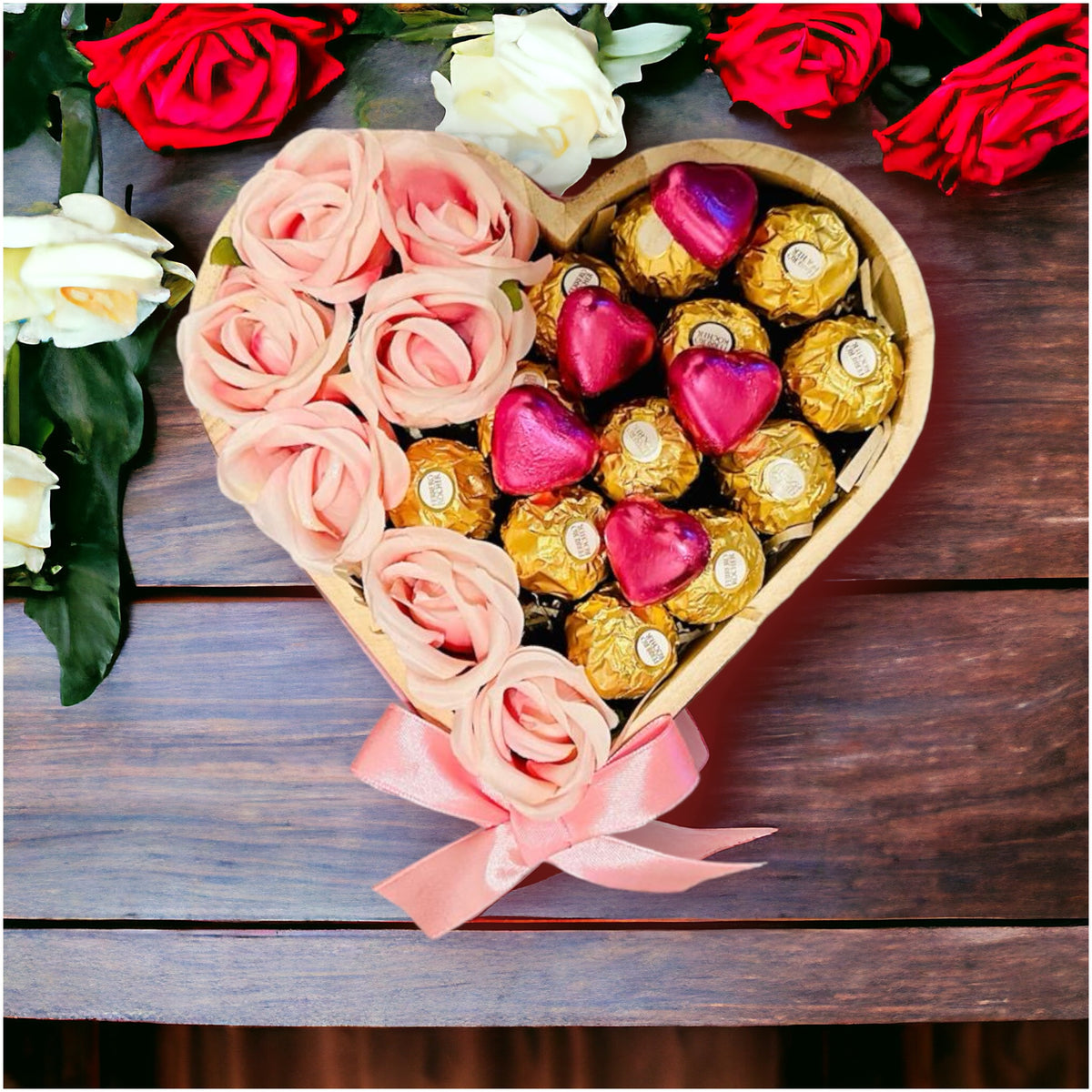 Ferrero Rocher Heart Tray – All Celebration Gifts